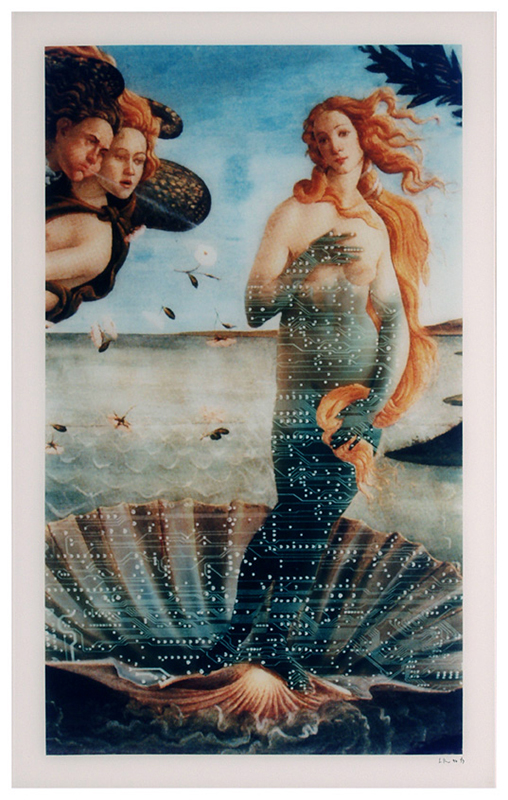Digital Venus After Boticelli by Lynn Hershman - bitforms gallery