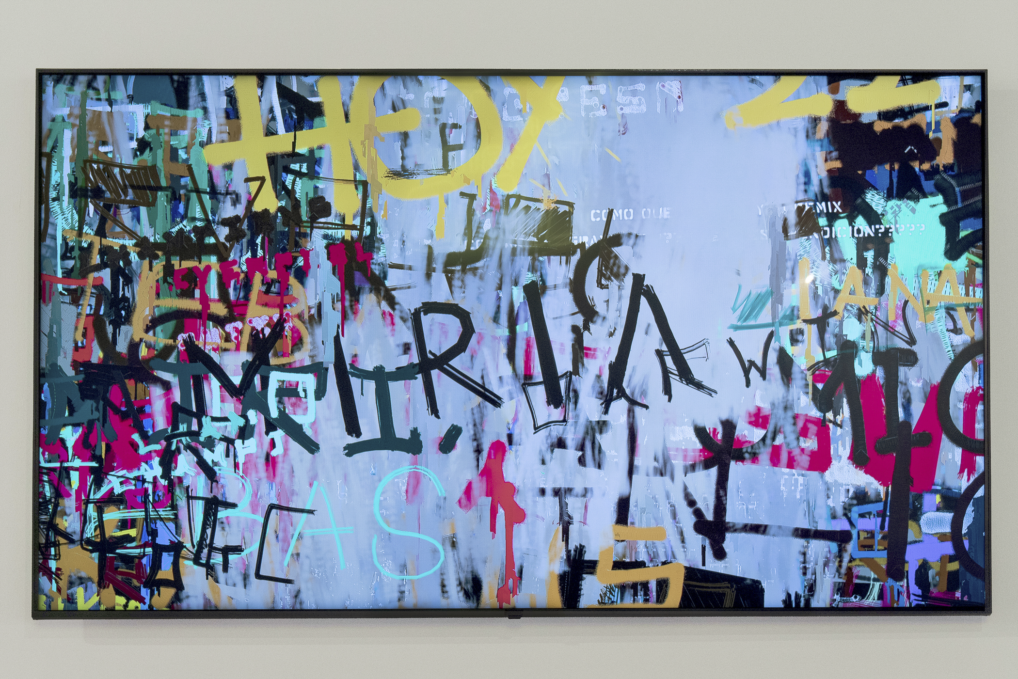 Scrawl by Daniel Canogar - bitforms gallery