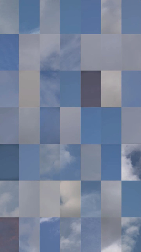 Sky Grid - 1 Hour Film by Jeffrey Blondes - bitforms gallery