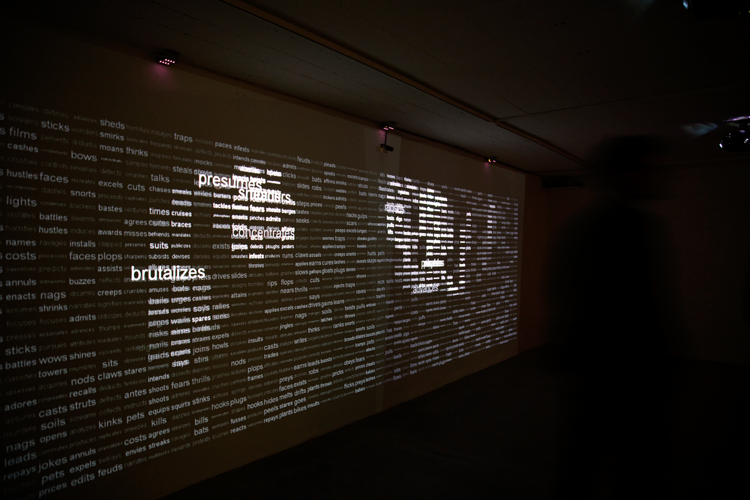 Third Person (projection version) by Rafael Lozano-Hemmer - bitforms ...